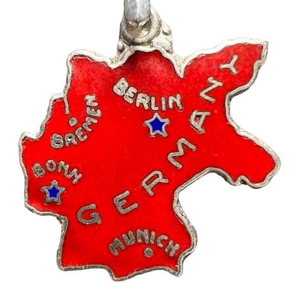 Vintage | Jewelry | Vintage Marked Sterling Germany Charm W 925 8 Chain ...